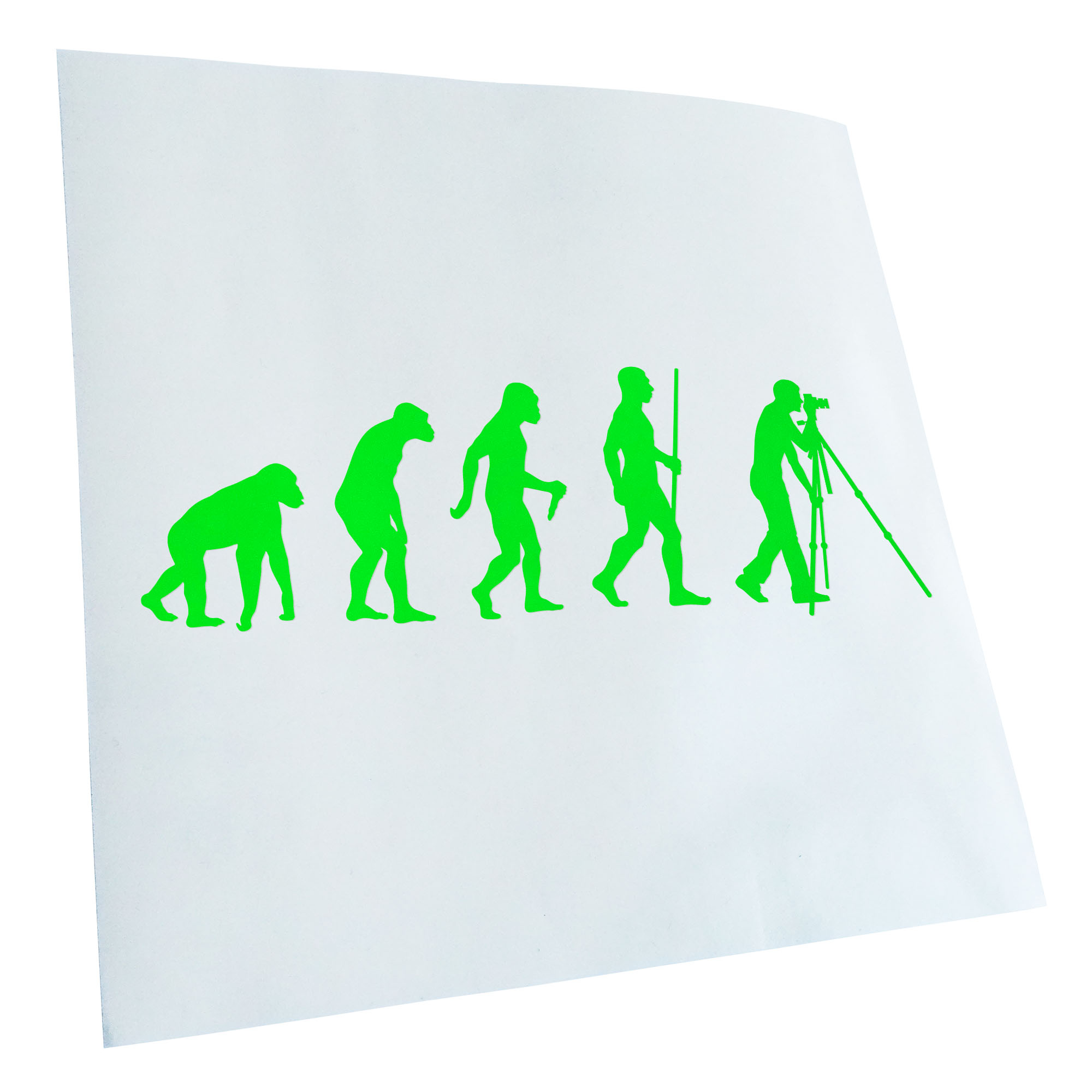 Fotograf Fotografie Evolution Aufkleber Sticker 25 Farben Neon Matt ...
