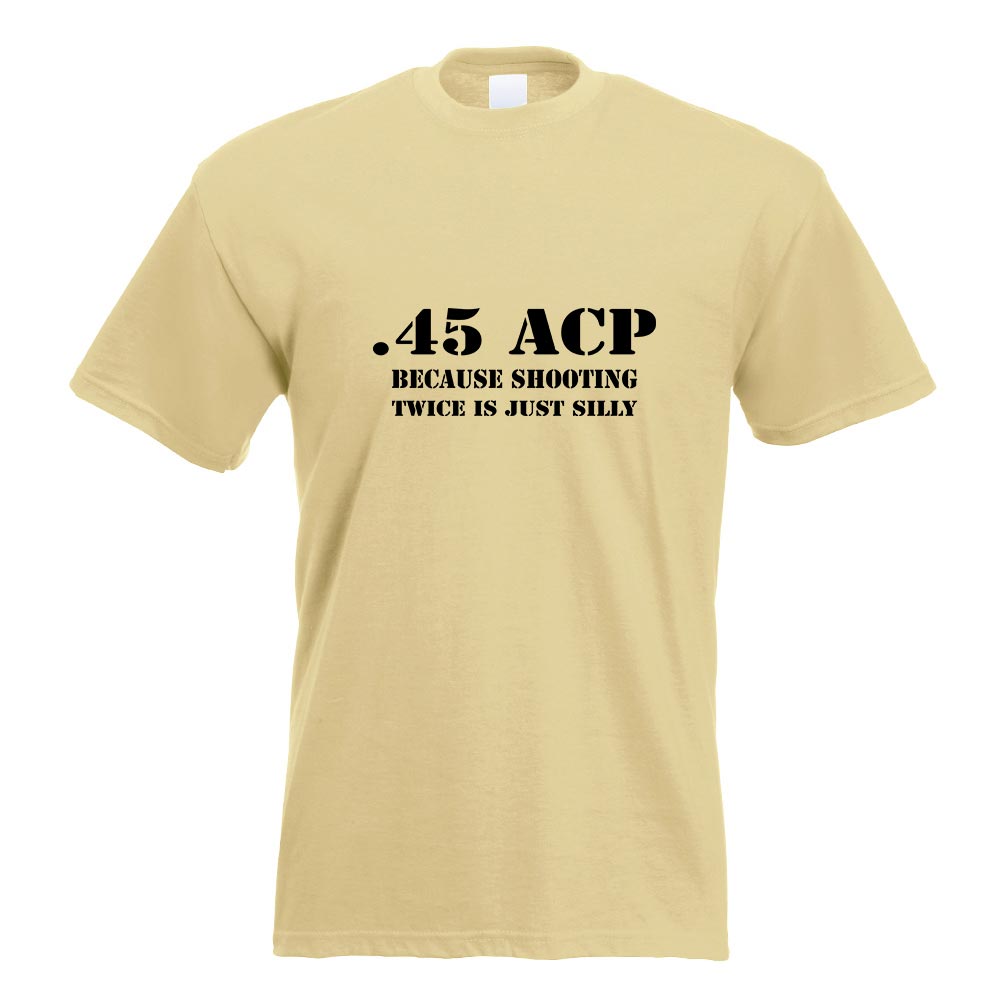 45 ACP T-Shirt Motiv bedruckt Funshirt Design Print | eBay